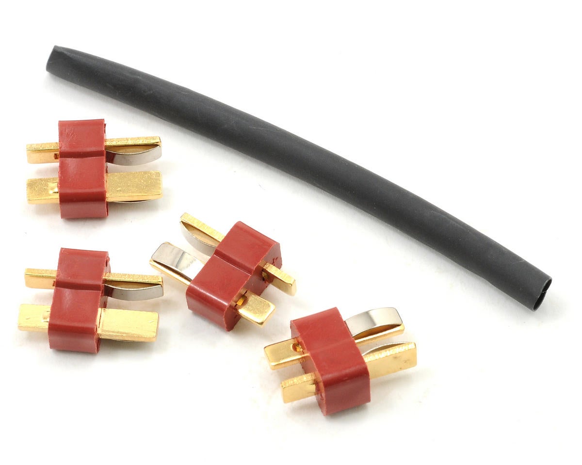 ProTek RC Male T-Style Ultra Plugs (4) | Track Time Hobbies
